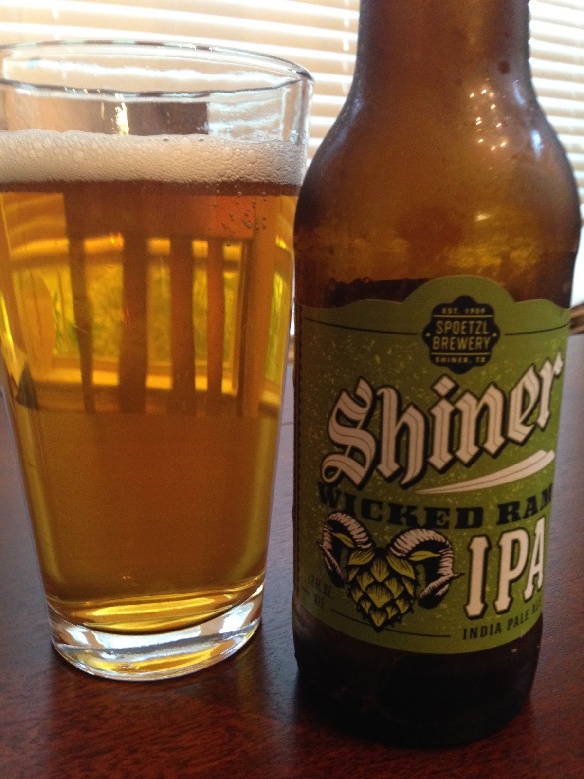 India Pale Ale: Shiner Wicked Ram IPA - Spoetzl Brewery