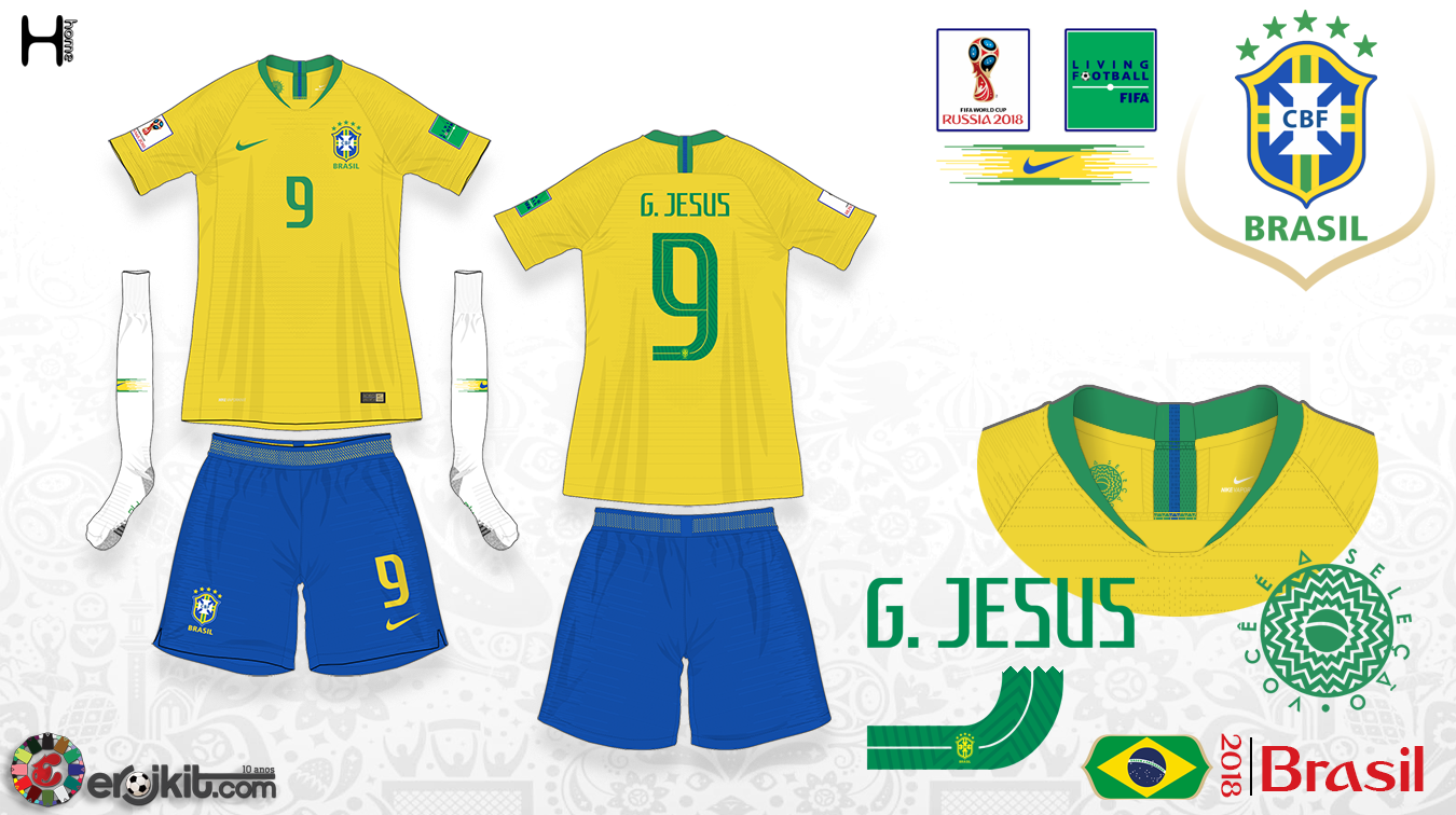 Kit Design, by eroj: 2018 Brasil WC