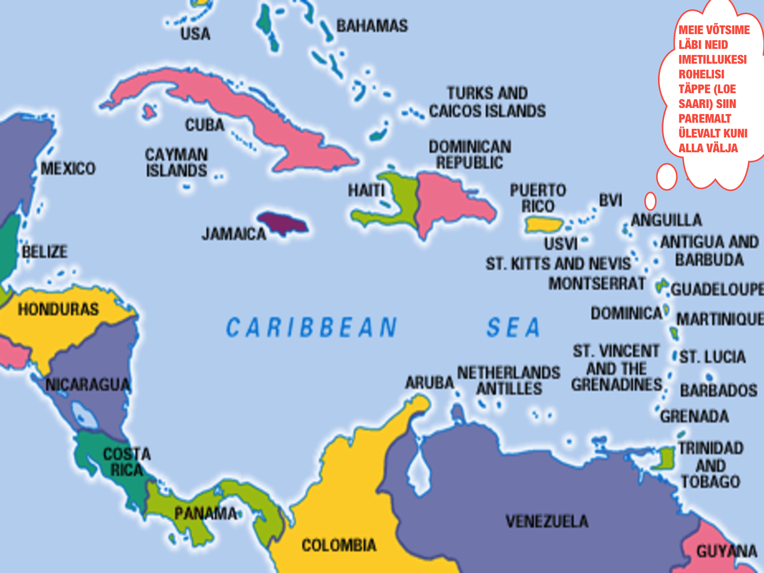 ELIKO HAAK : KÜMME KARIIBI MERE SAART KÄIDUD