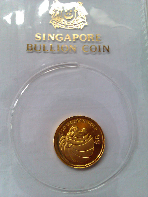 Coins Collection: SINGAPORE GOLD COINS
