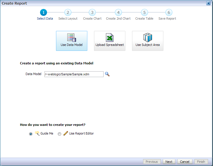 Learning SOA: Create an OBIEE report