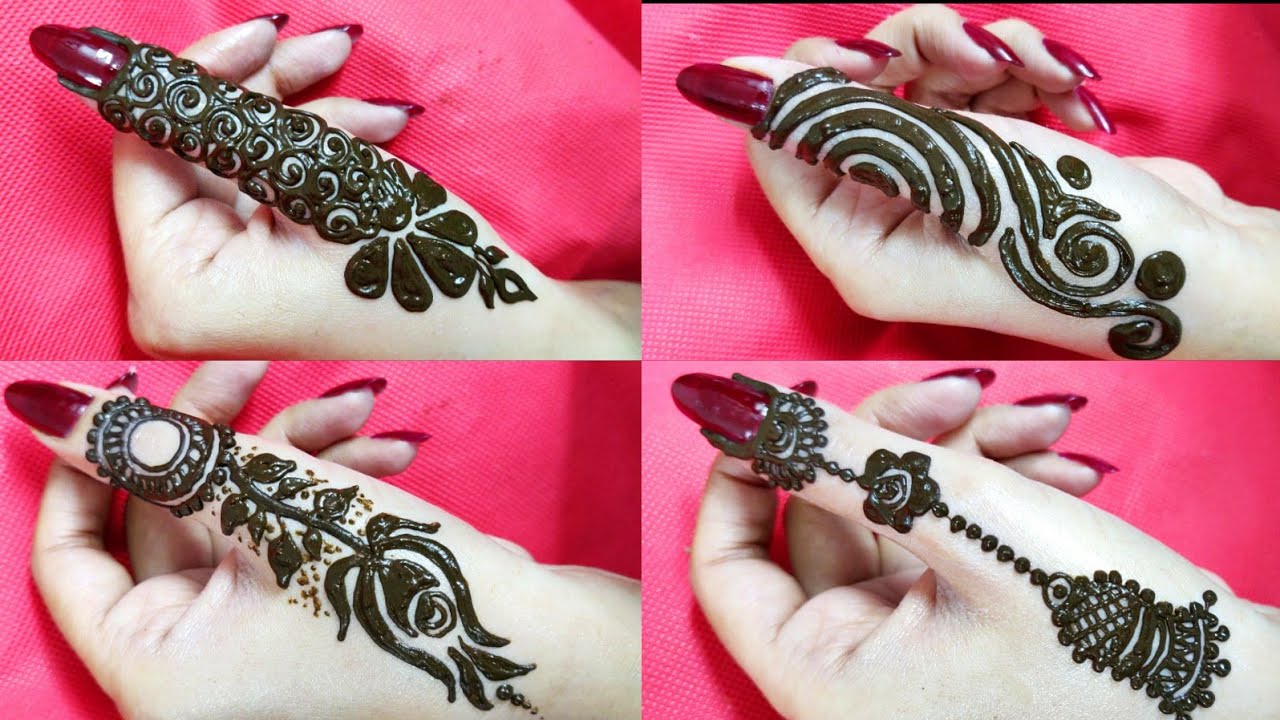 4 DIY Thumb mehendi designs - Beautiful stylish Side thumb henna design ...