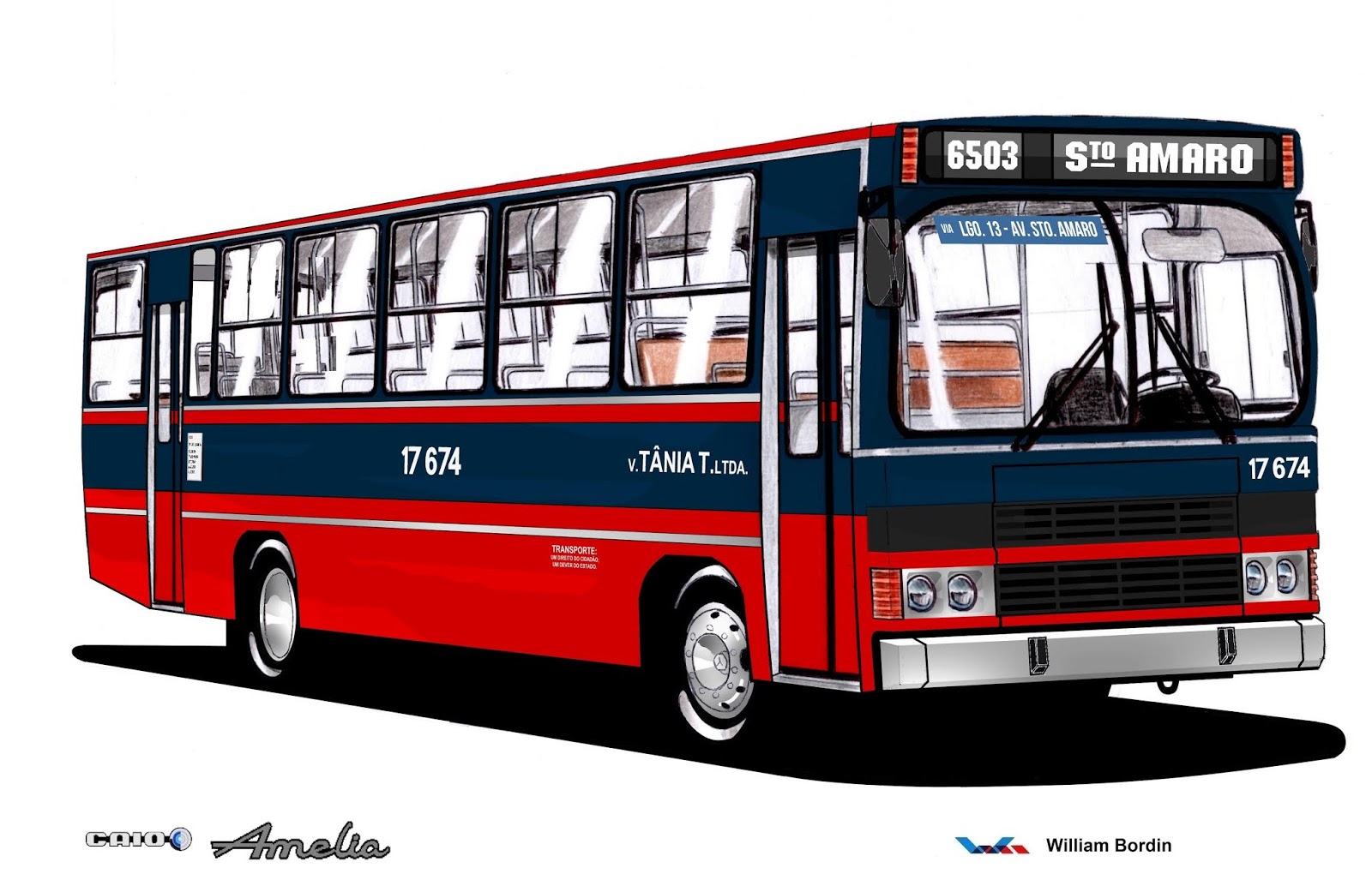 SP 60 70 Caio Am lia Mercedes Benz OF 1314 SP Via o T nia