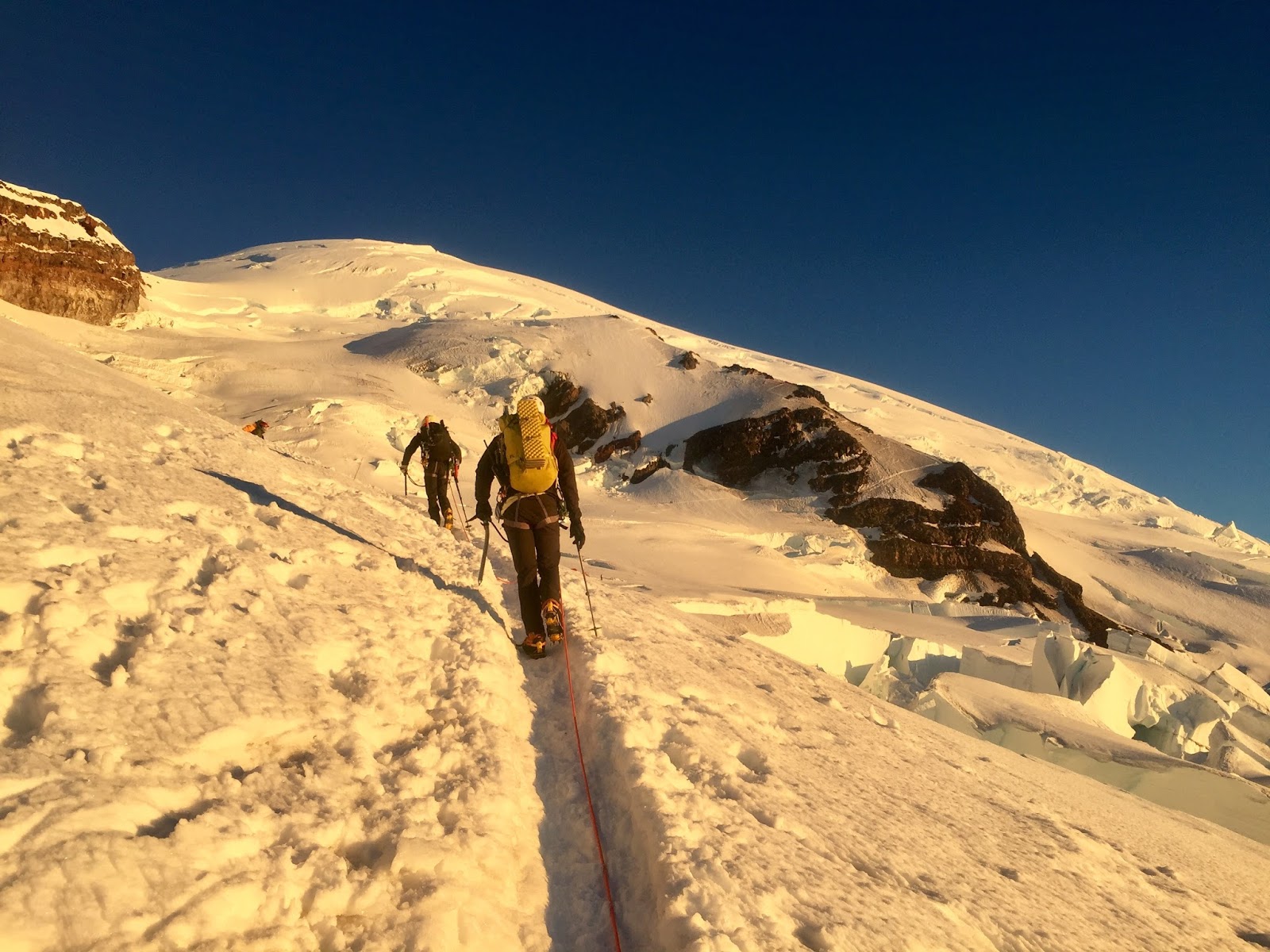 Mount Rainier Climbing: Disappointment Cleaver 6/25/2017