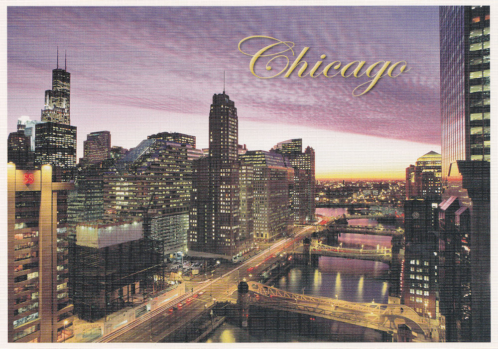 Sent & Received: USA – Postcards from Chicago, USA to Braga, Portugal.