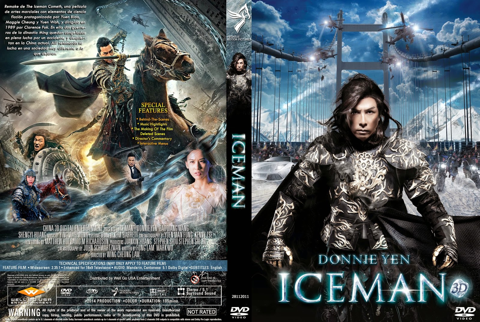COVERCARATULAS DE DVD - CD COVERCREATORS: ICEMAN