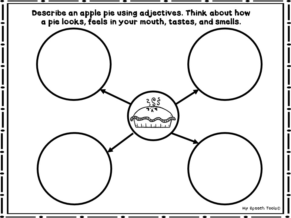 My Speech Tools: Speech and Language Activities for "The Apple Pie Tree"
