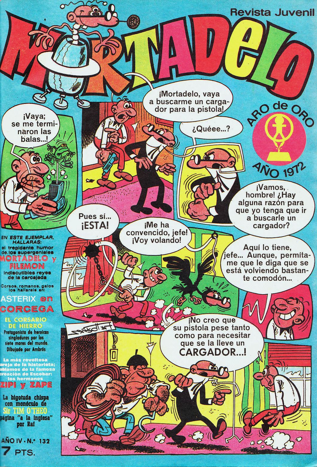 Galicia Comic: Colección OLÉ! 383 - Mortadelo. Más portadas rechifladas