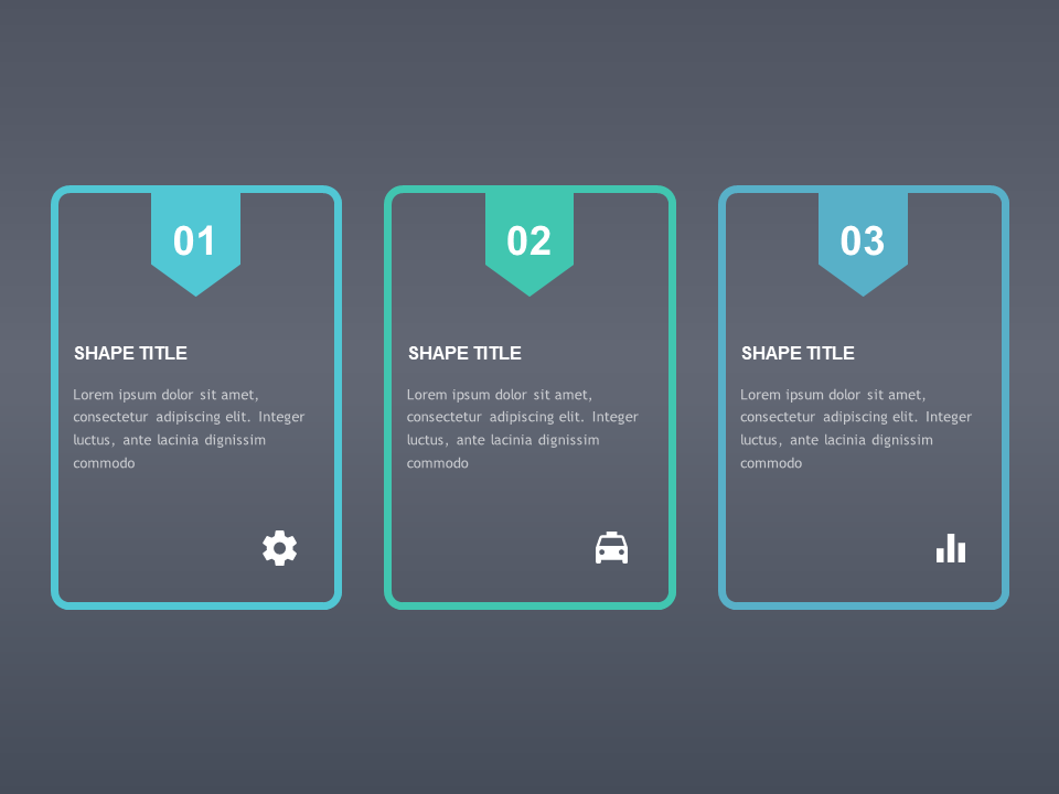 Outline Round Box Contents PowerPoint Template - PowerPoint Free