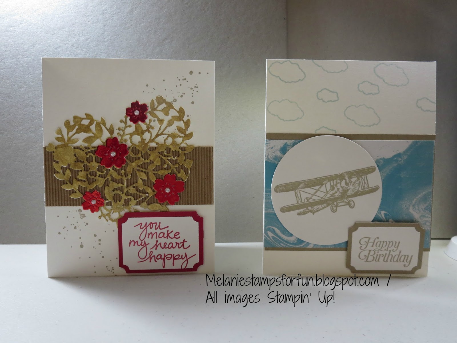 Stamp With Melanie: One Layout - Two Cards