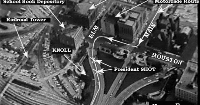 The Dawn Erases the Darkness: View from above of Dealy Plaza