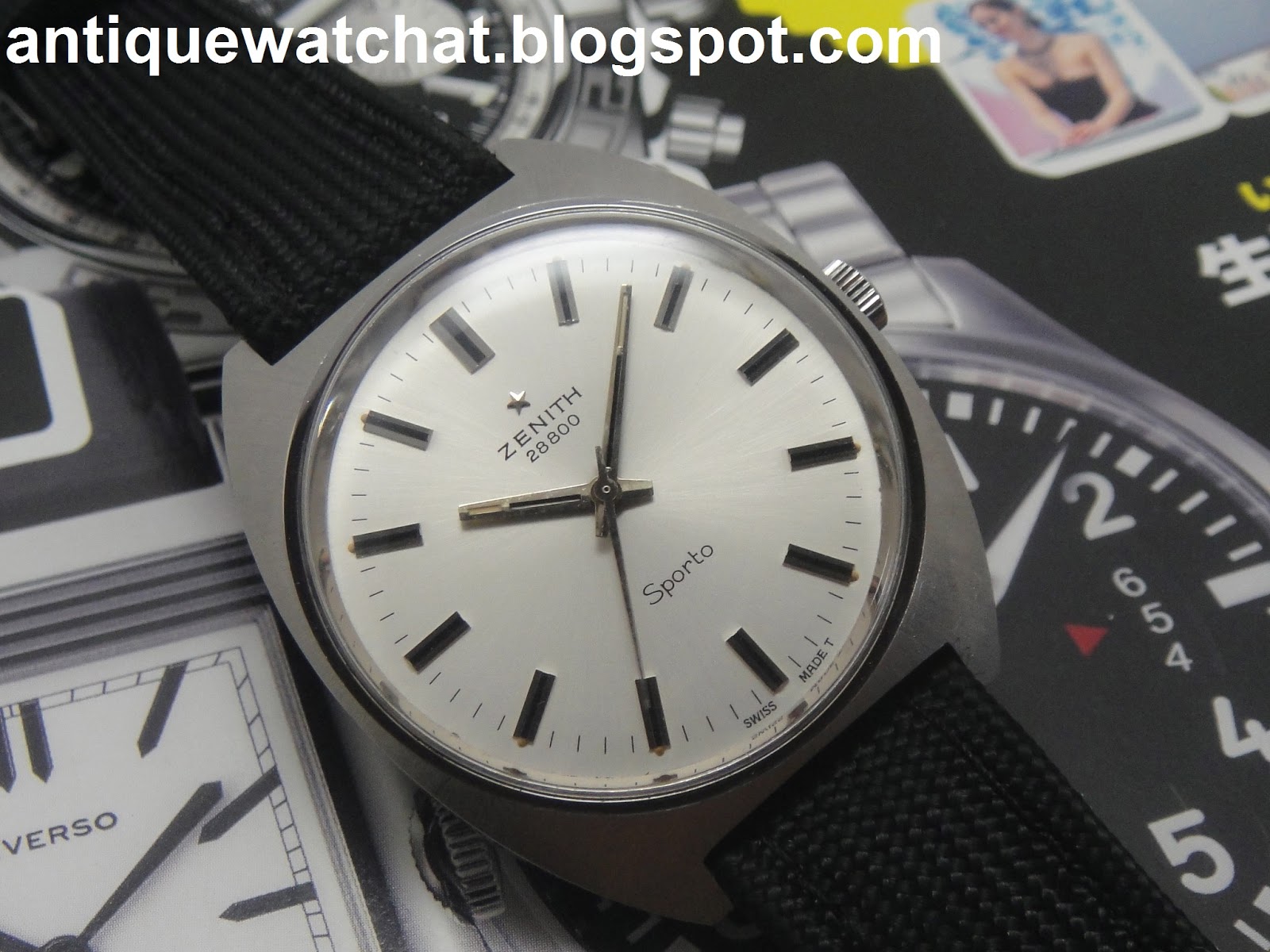Antique Watch Bar: ZENITH SPORTO 28800 MANUAL WING WATCH 02 (SOLD)