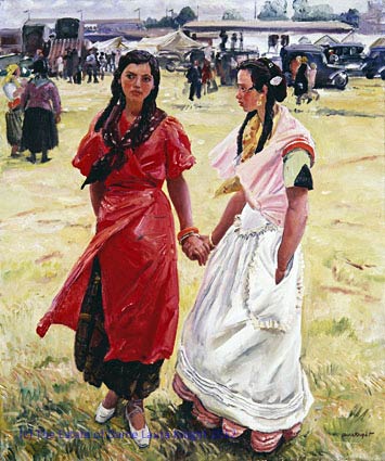 Women Artists in Cornwall: Laura Knight ~ In the Open Air