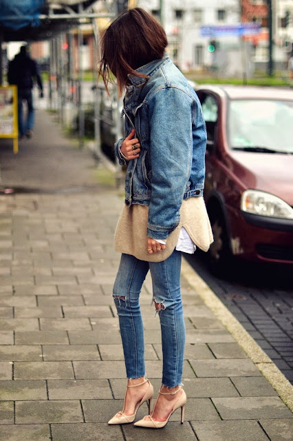 Trend Alert Ripped Jeans And Pointy Pumps Fashion Cognoscente