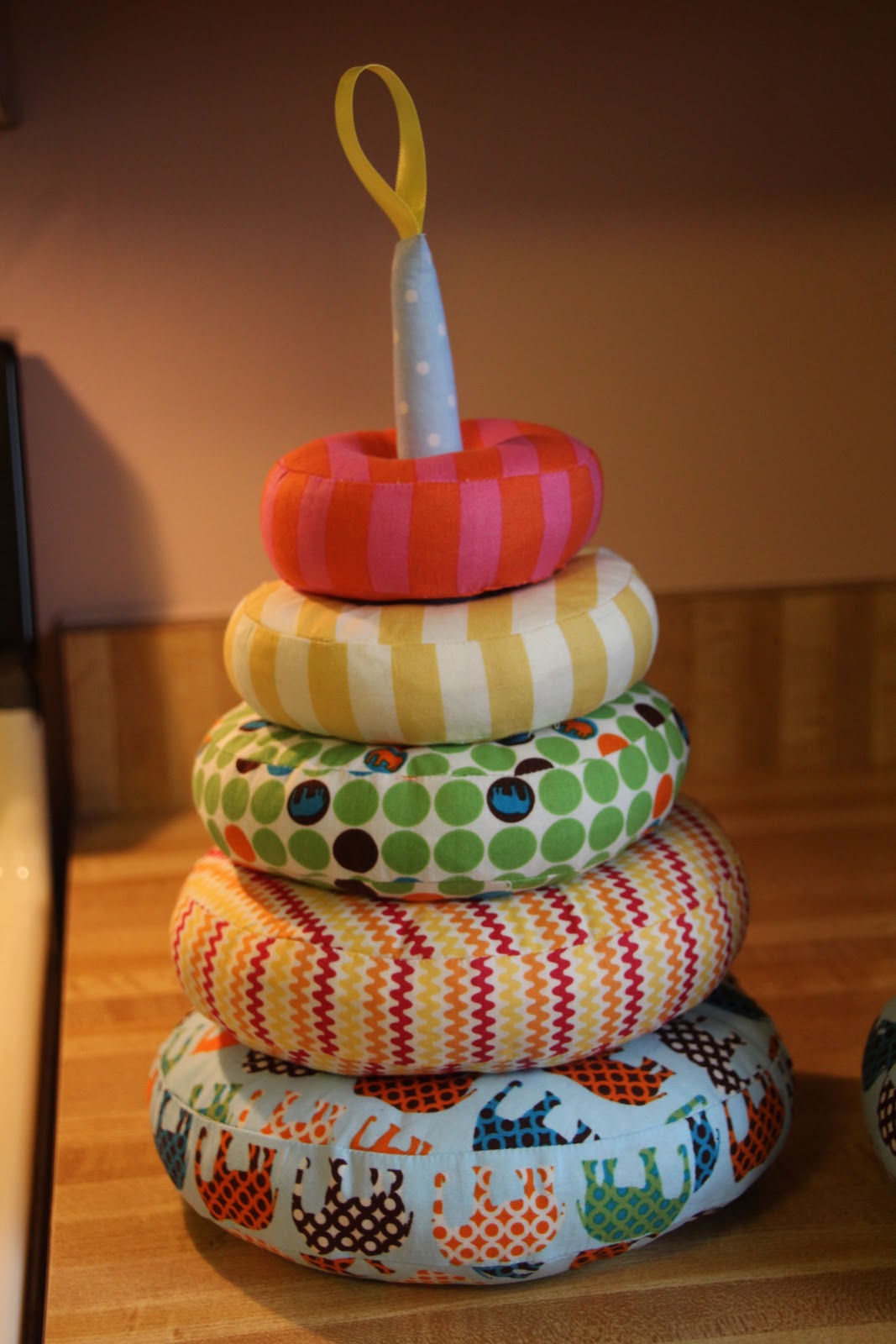 Crafty Christmas Club: Heather Bailey Happy Stacker Ring Toys