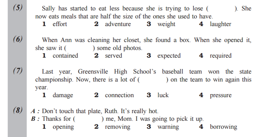 EIKEN Pre - 2 Review