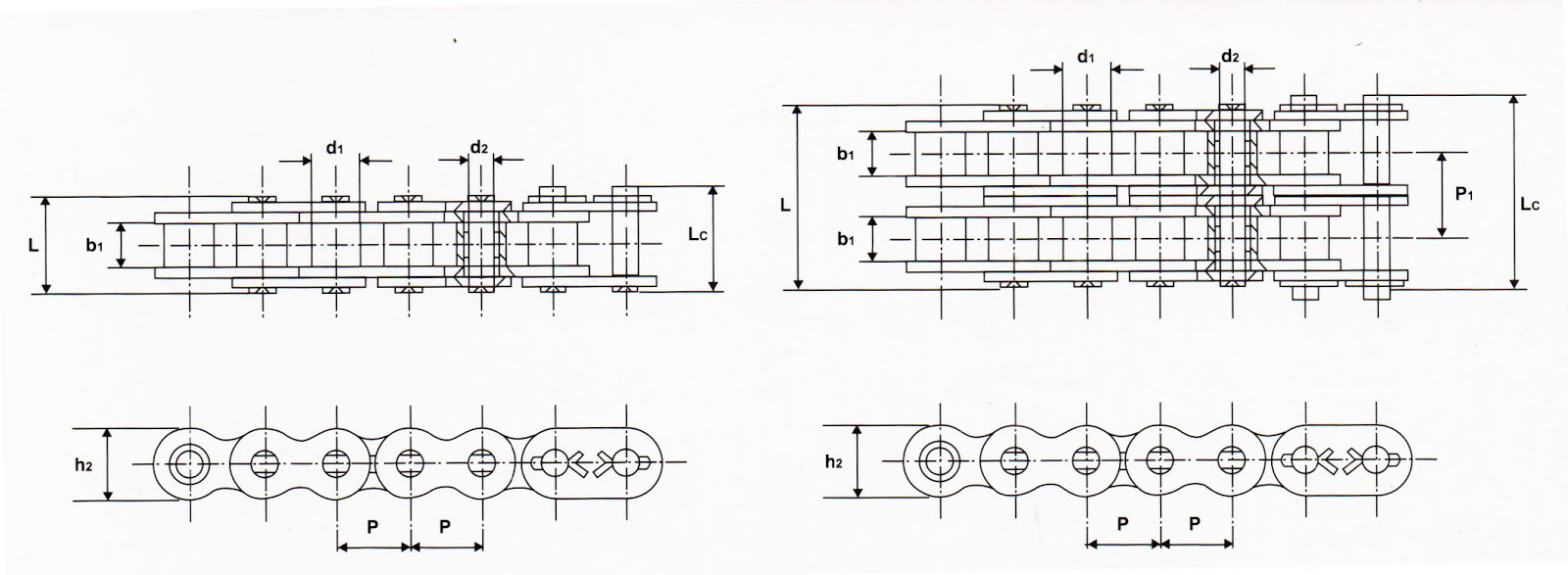 PALM OIL CONVEYOR CHAIN : TRP