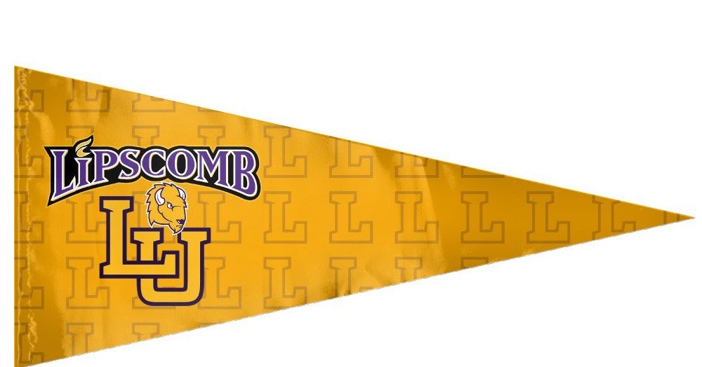 NCAA Lipscomb University LU Lipscomb Bisons Logo 12" X 30" Pennant ...