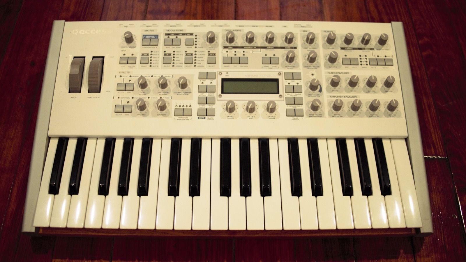 MATRIXSYNTH: Access Virus TI Polar 37 Key Synthesizer w/ Pelican 1650 Case