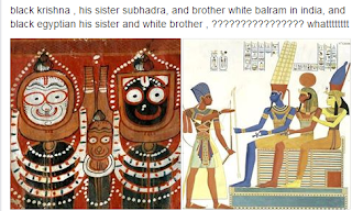 black krishna , his sister subhadra, and brother white balram in india ...