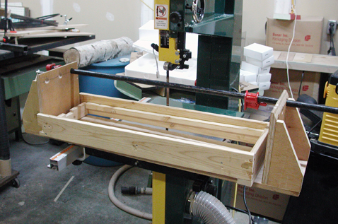 My Adventures in Woodworking: Bandsaw log sled and resaw fence for any ...