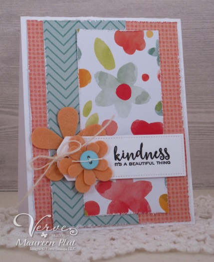 Buttons & Bling: Kindness ~ The Card Concept