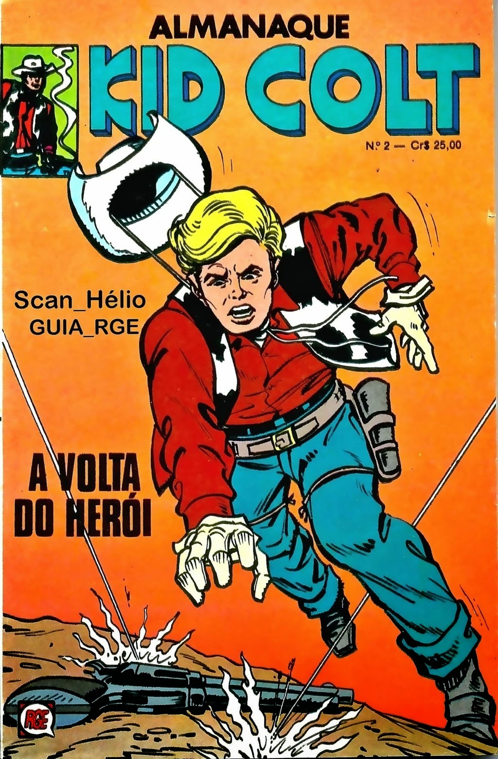 ROCK & QUADRINHOS SCANS: ALMANAQUE KID COLT 2(RGE)-JANEIRO DE 1980