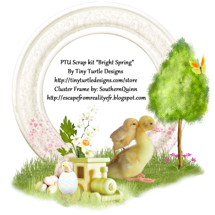 Escape From Reality Blog: FTU 'Spring Time' Cluster & Cluster Frames