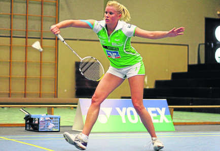 Best Celebrity: Carola Bott Female Badminton Player