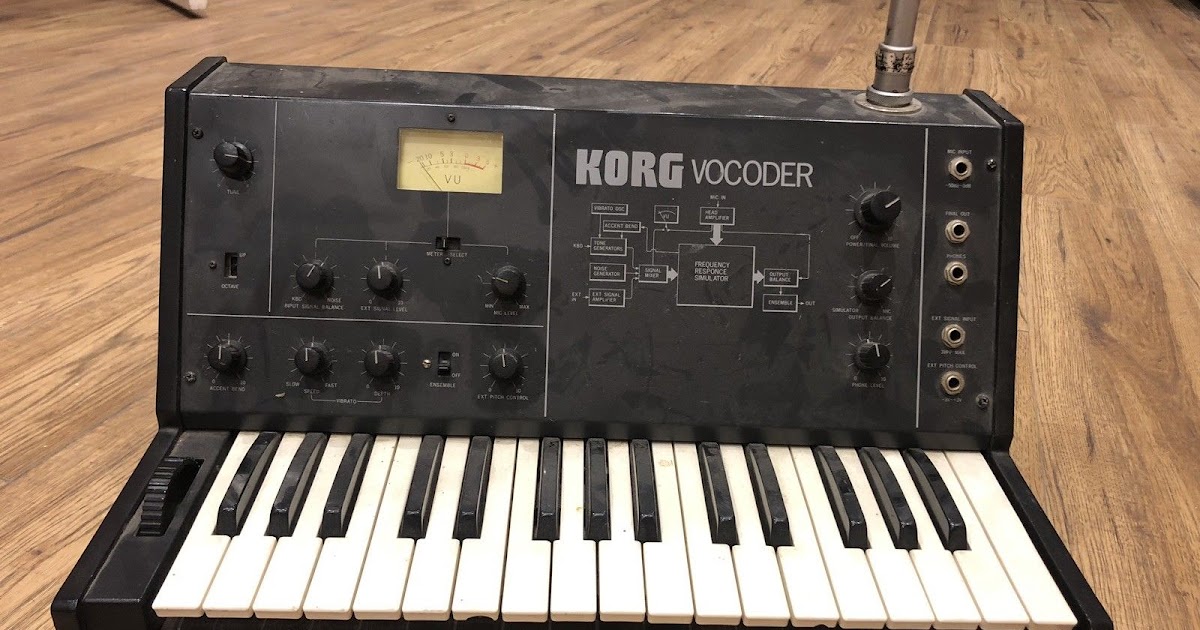 MATRIXSYNTH: KORG VOCODER VC-10 Analogue Vintage 20-Band Vocoder SN 160420