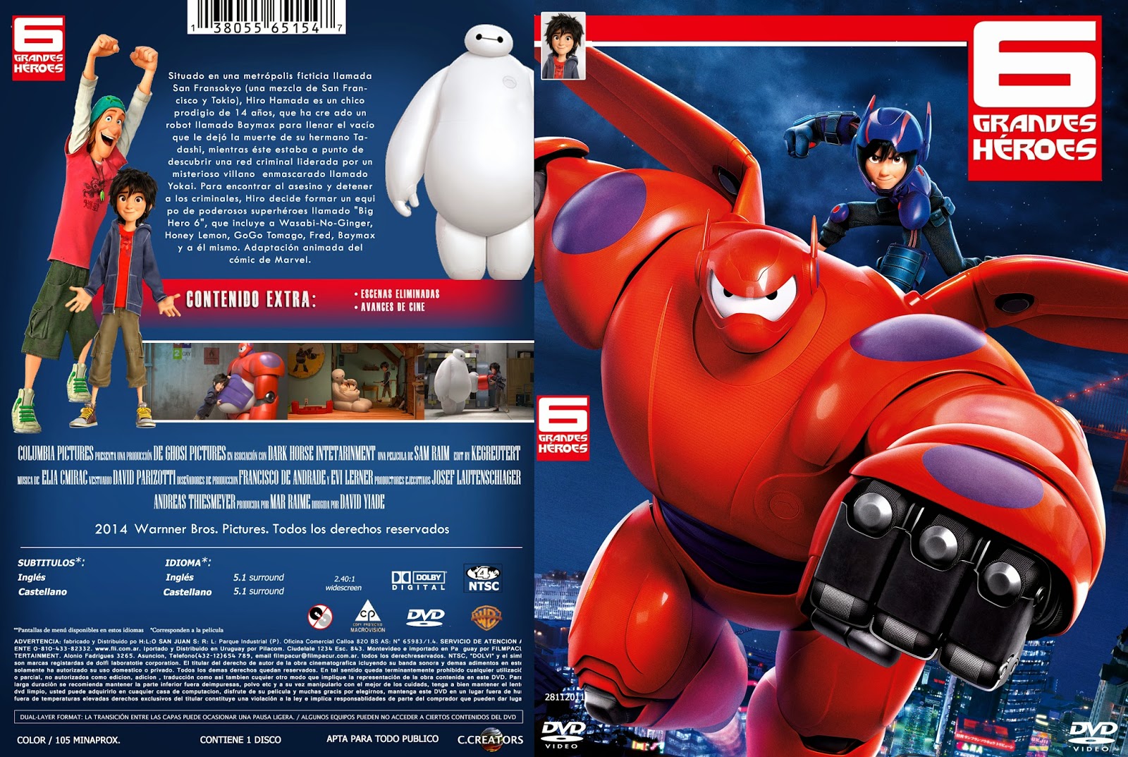 COVERCARATULAS DE DVD - CD COVERCREATORS: 6 GRANDES HEROES 2014 "DVD ...