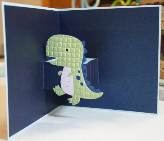 Craft with Bee: Dinosaur Pop-Up Card