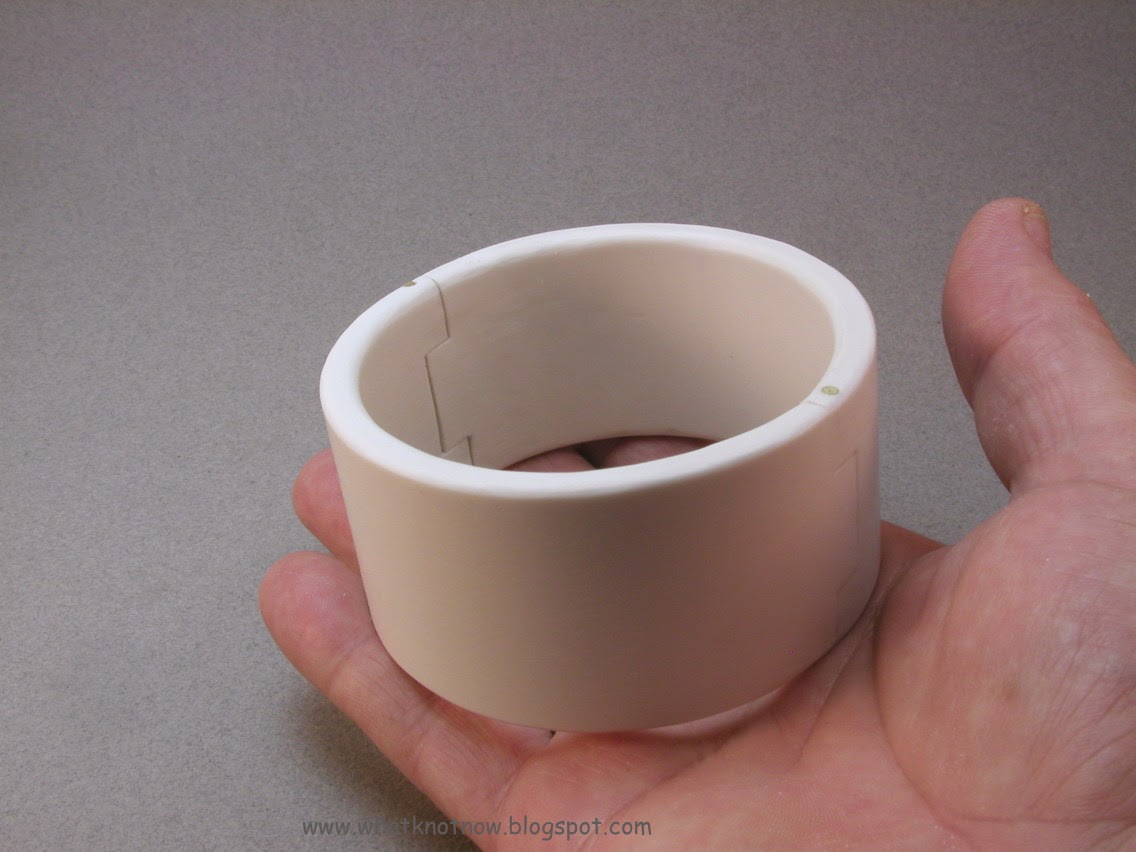 Knots and fiber bracelets: pin locking cuff bracelet PVC bracelet large ...