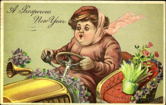 30 Strange and Creepy Vintage New Year’s Postcards From Between the ...