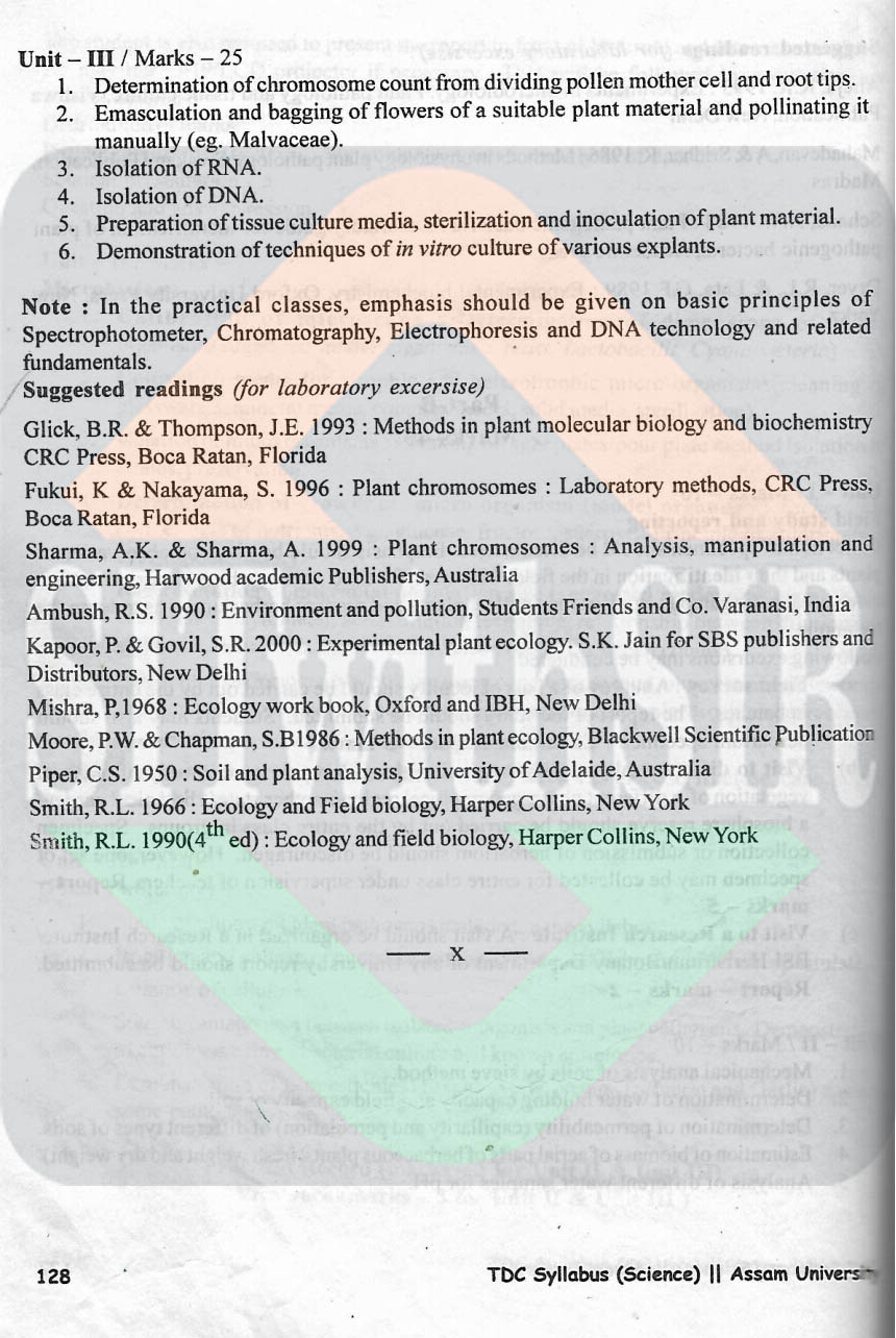 Botany Honours Syllabus For 6th Semester Of Assam University Silchar botany-honours-syllabus-for-6th-semester-of-assam-university-silchar