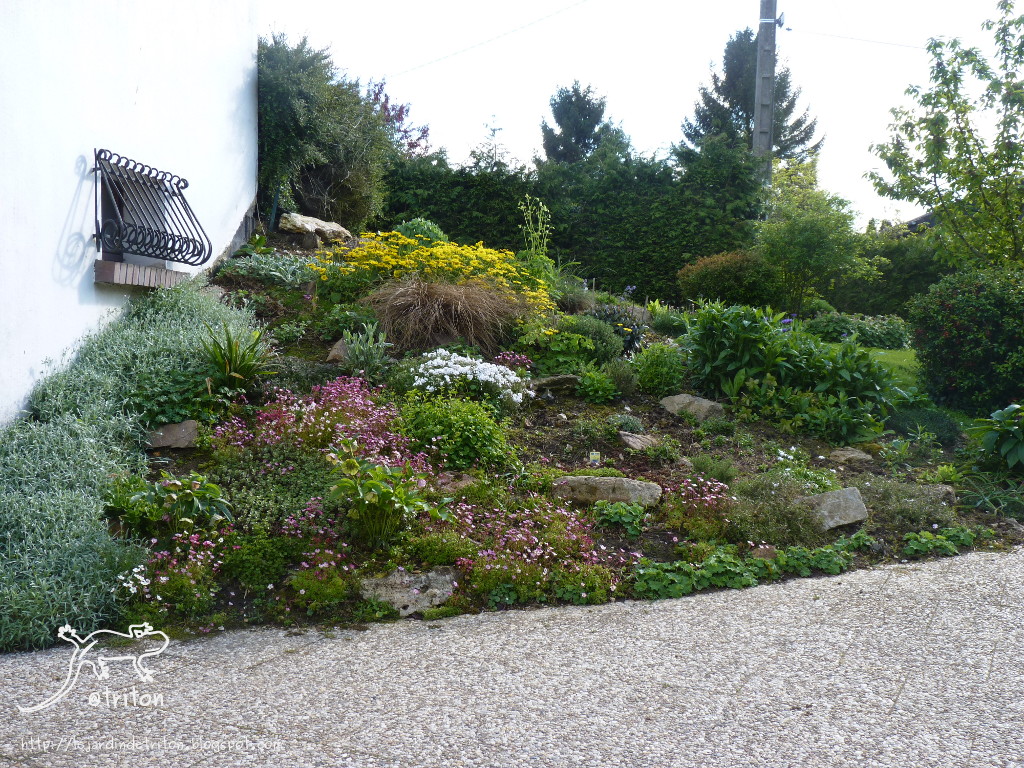 Le jardin de Triton: Rocaille ... ou comment rendre un massif dynamique ...
