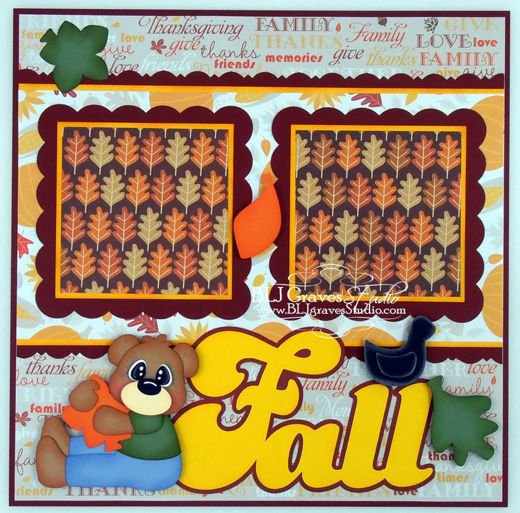 BLJ Graves Studio: Fall Scrapbook Pages