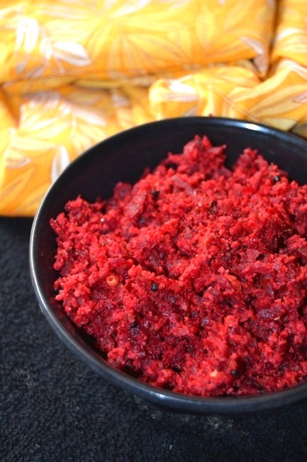 Vaniensamayalarai: Kerala Beetroot Thoran / Beetroot With Coconut Masala