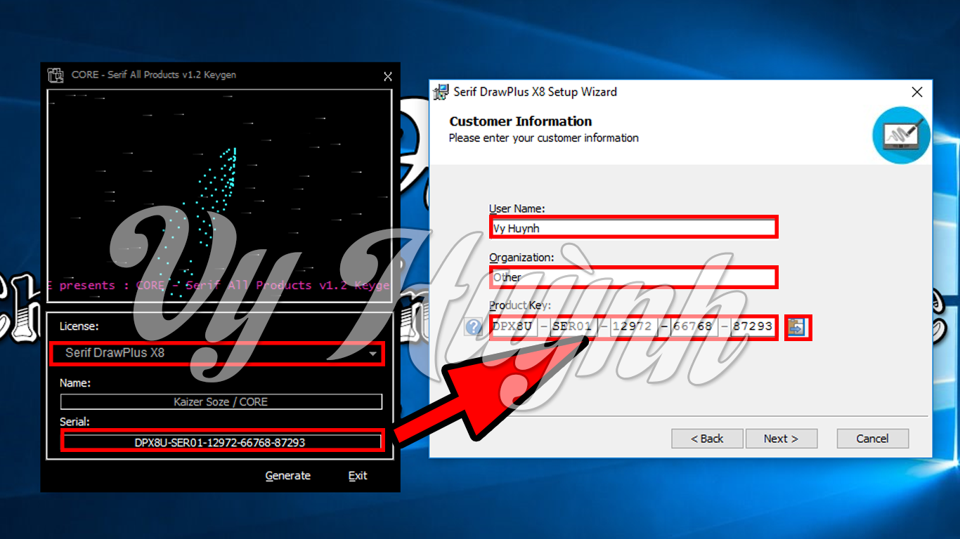 Hướng dẫn Cr@ck Serif Drawplus X8 - Vy Huỳnh