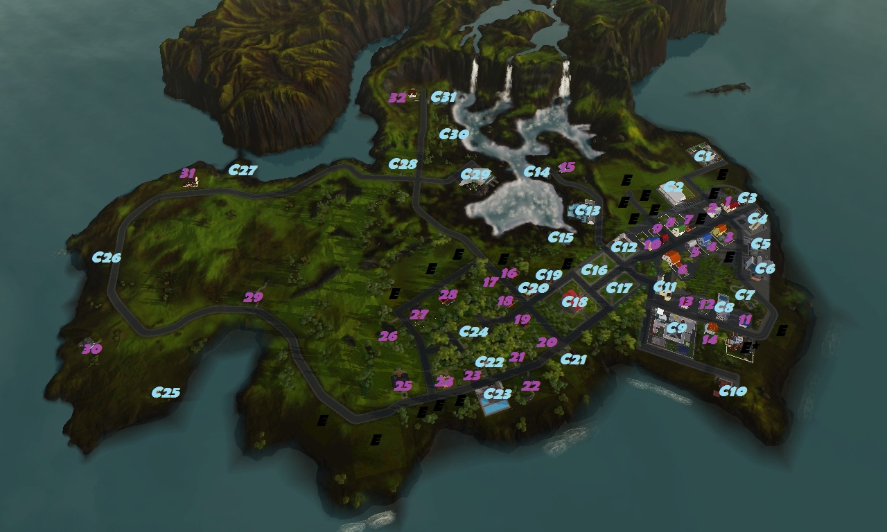 AznSensei's Sims 3 Store Blog: Aurora Skies Map Guide