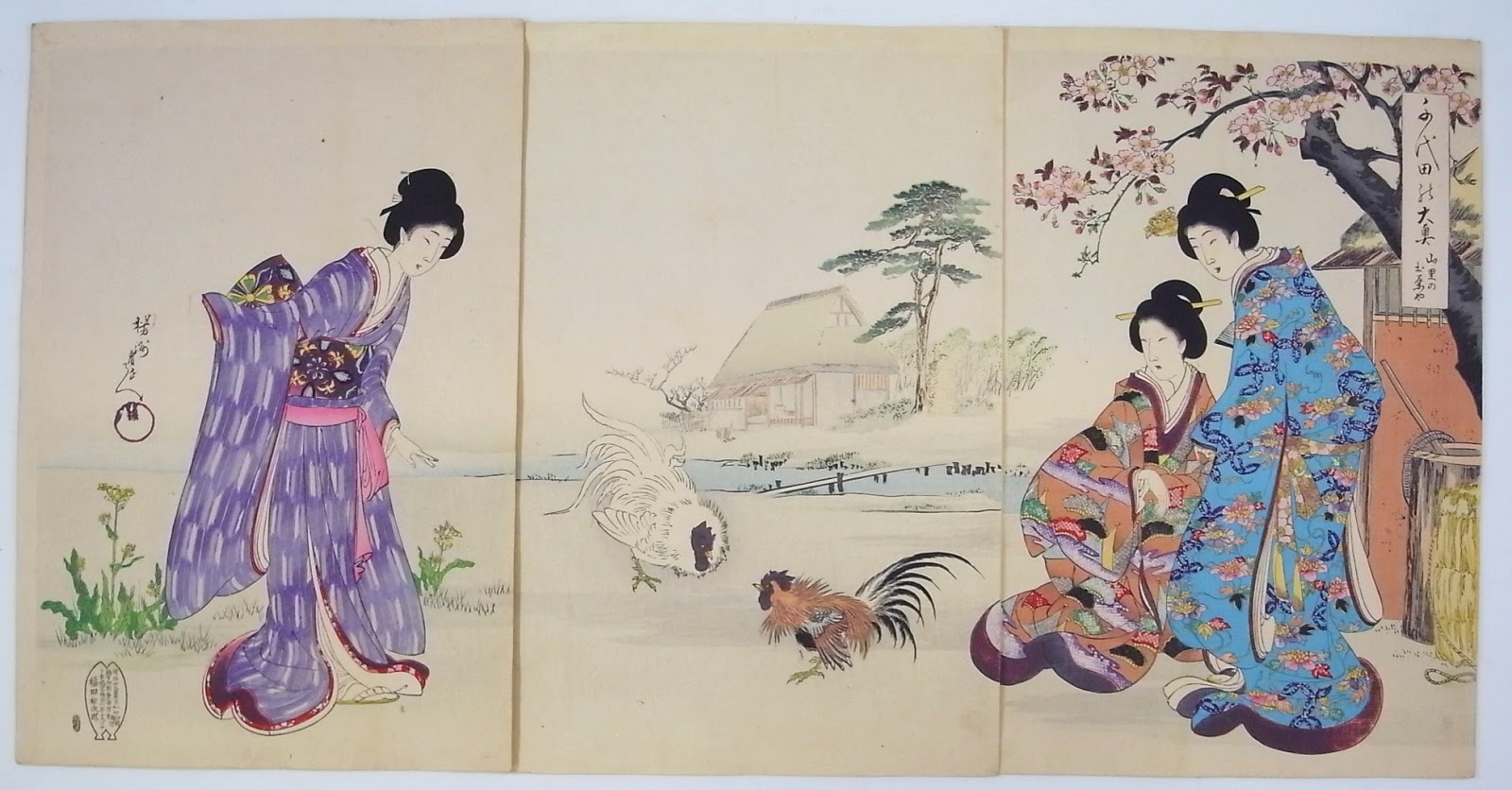 Ukiyoe-art: Shunga book by Kunisada or Eisen