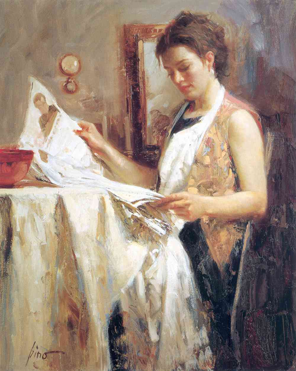 Reading and Art: Pino Daeni