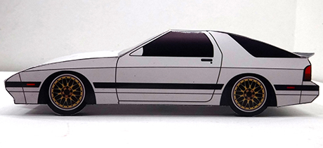 Mazda Savanna RX-7 (FC) Papercraft | Paperized Crafts