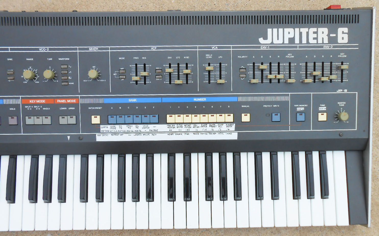 MATRIXSYNTH: Roland Jupiter-6 Analog Synthesizer w/ Europa