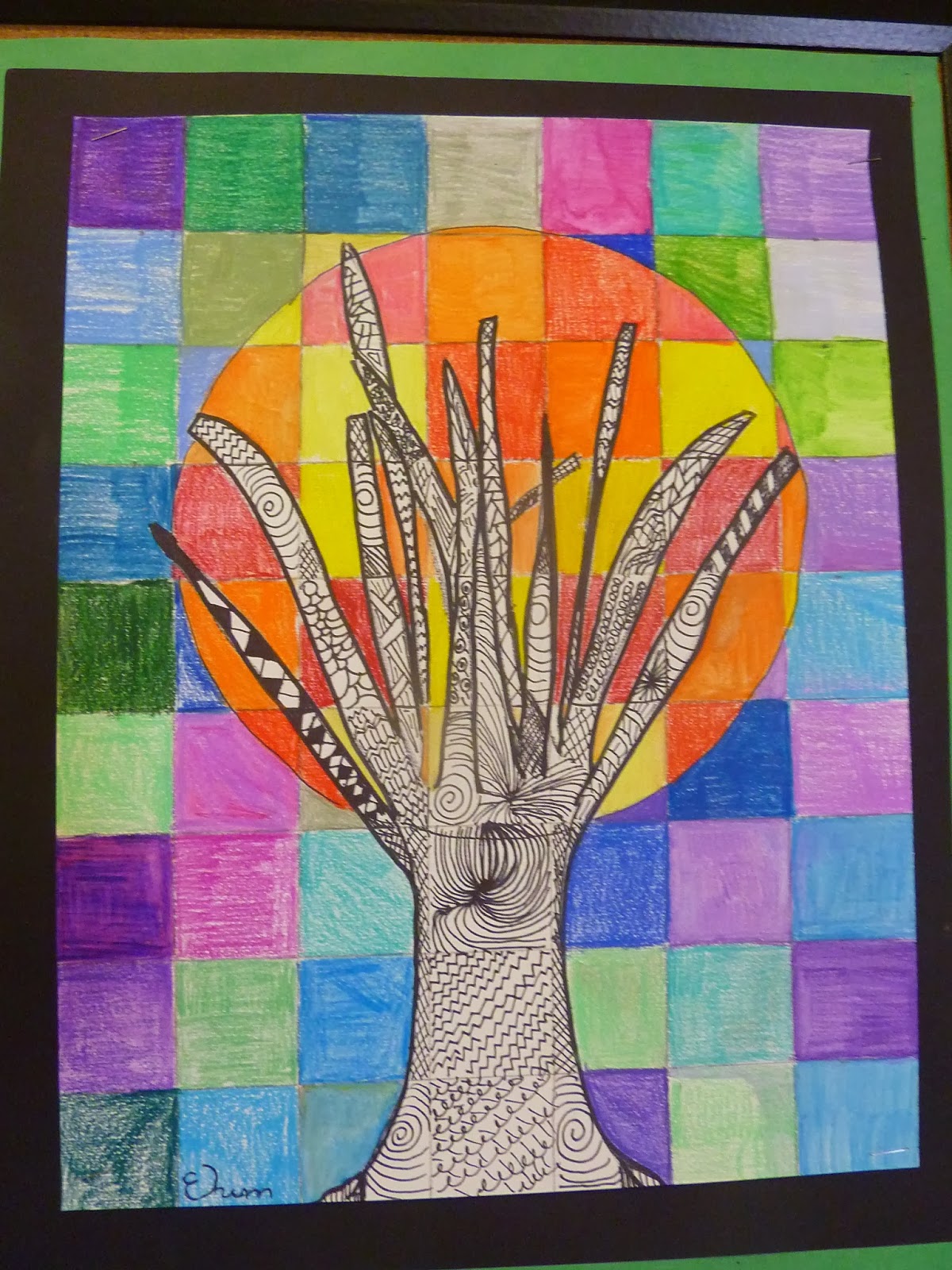 P. C. K. Art Room : Zentangle Trees