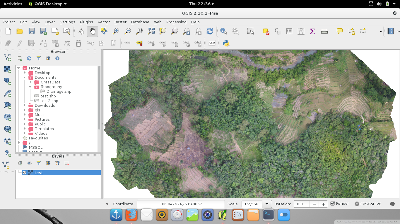 How To Reproject Raster Image On Quantum Gis Quantum Gis Tutorial