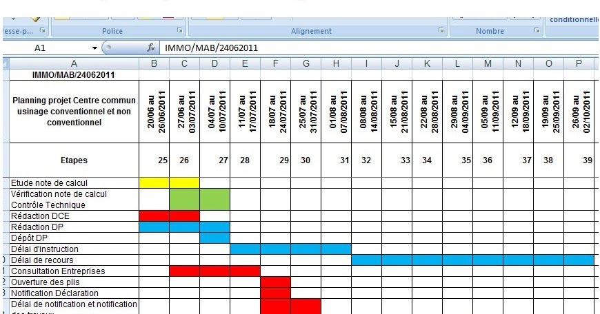Exemple de gestion de planning chantier excel Exemple de gestion de planning chantier excel
