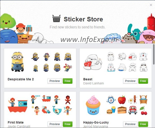 Facebook introduced Chat Stickers in Facebook Chat - InfoExpo.in ...