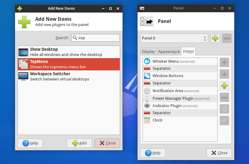 Use A Global Menu In Xubuntu Or Linux Mint Xfce Via A New TopMenu ...