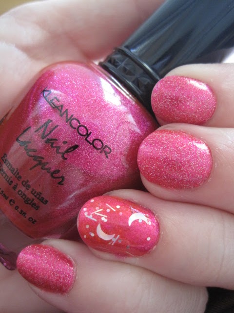 Glitterd1: Kleancolor Metallic pink